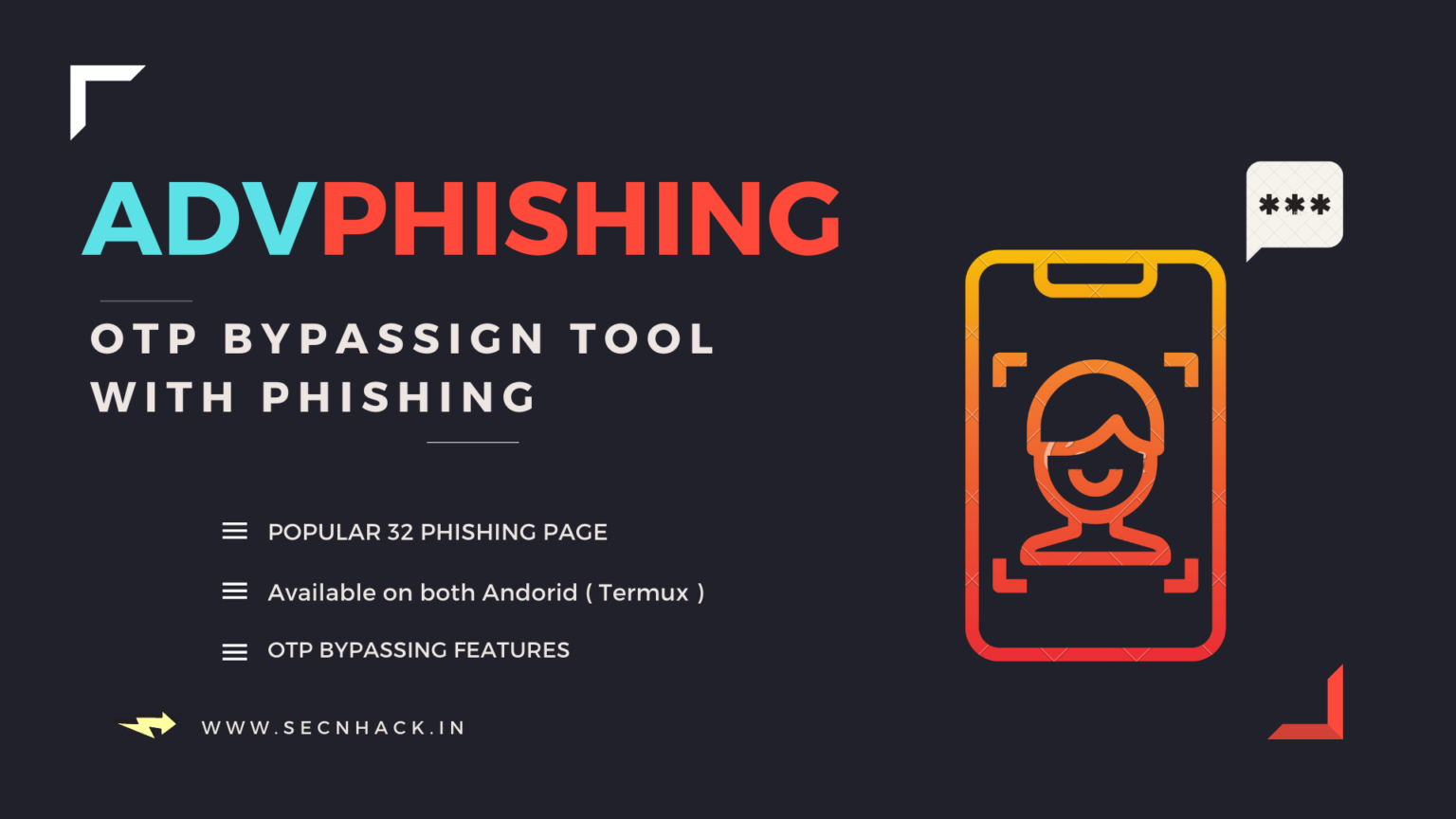 Advphishing Otp Bypass Phishing Tool Secnhack