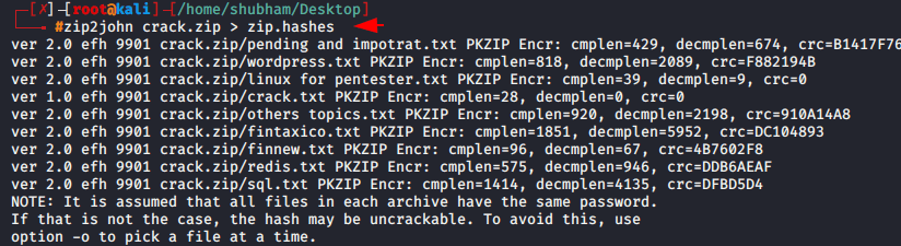 Multiple Ways To ZIP File Passwords Secnhack