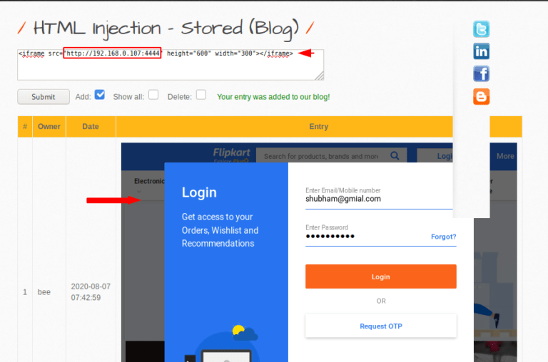 HTML Injection : Types & Prevention With Practical - Secnhack