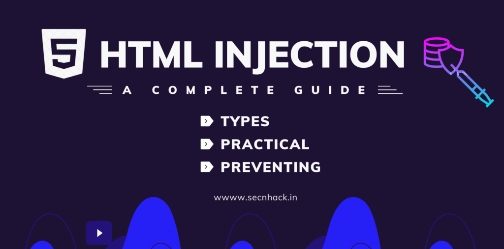 HTML Injection : Types & Prevention With Practical - Secnhack