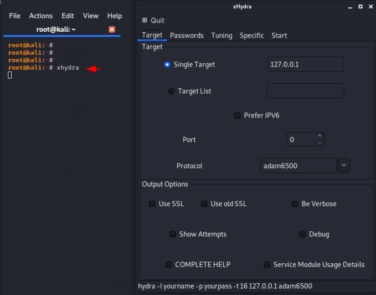 X-Hydra – A GUI Based Brute Forcing Tool - Secnhack