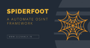 SpiderFoot - A Automate OSINT Framework - Secnhack