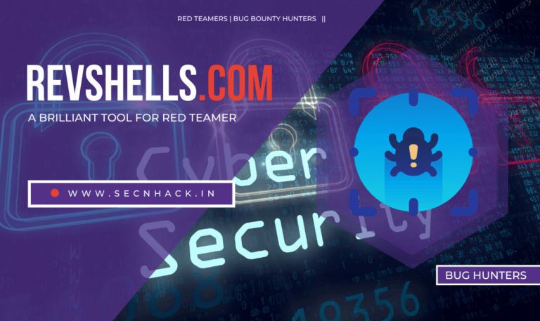 Revshells.com – A Brilliant Tool For Red Teamer - Secnhack